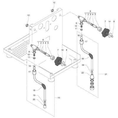 Explosionszeichnungen der ECM Technika IV
